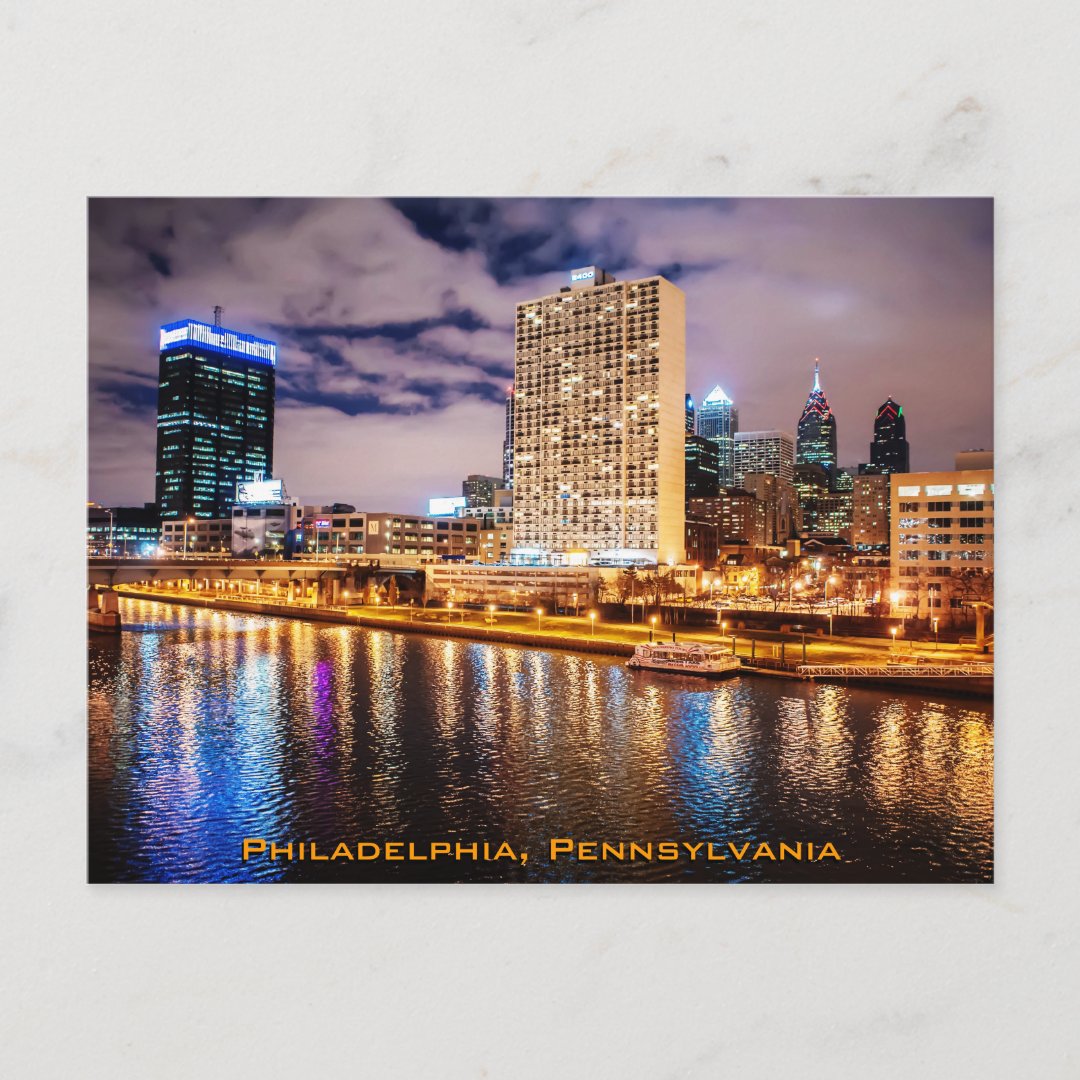 Philadelphia Skyline Postcard | Zazzle