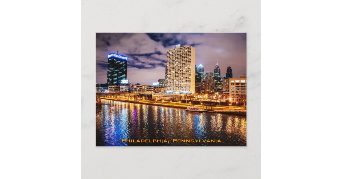 Philadelphia Skyline Postcard | Zazzle
