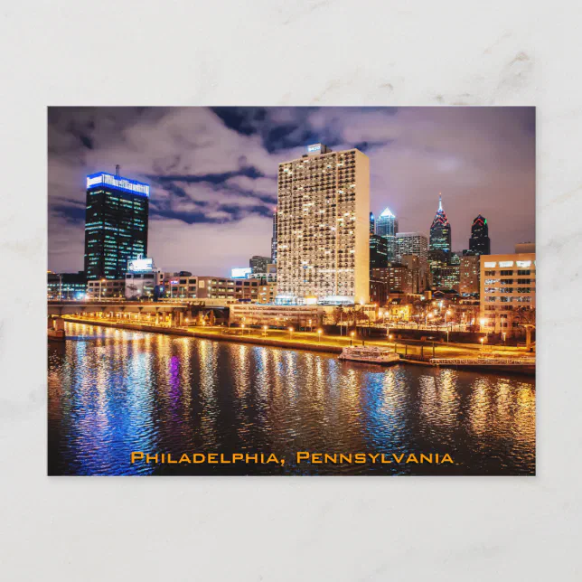 Philadelphia Skyline Postcard | Zazzle