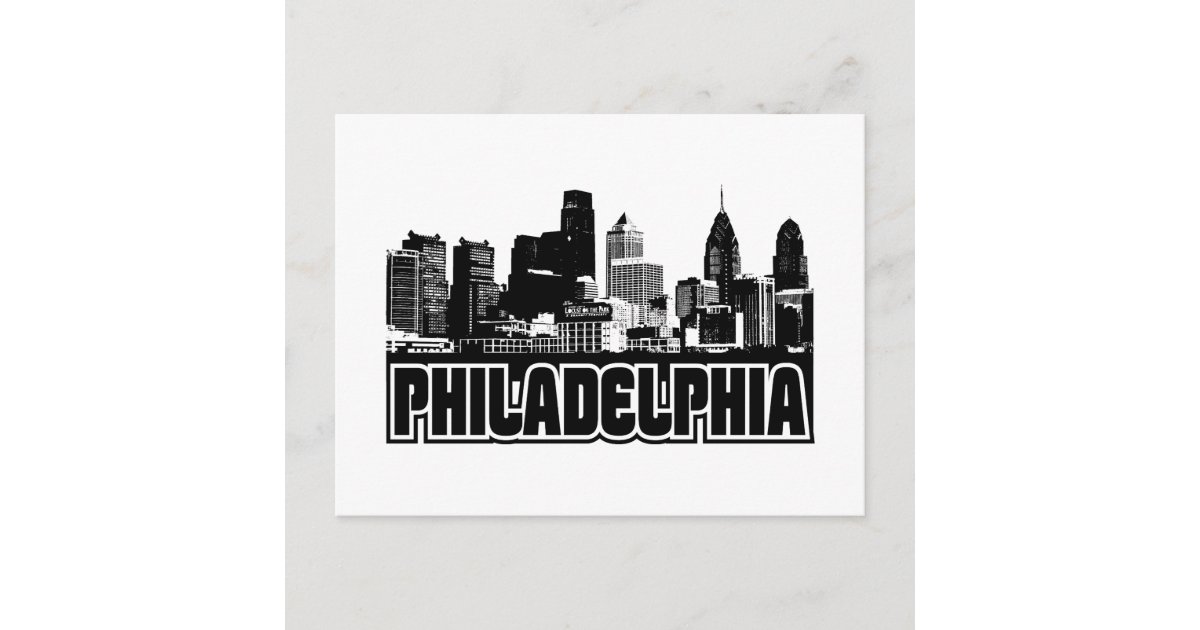 Philadelphia Skyline Postcard | Zazzle