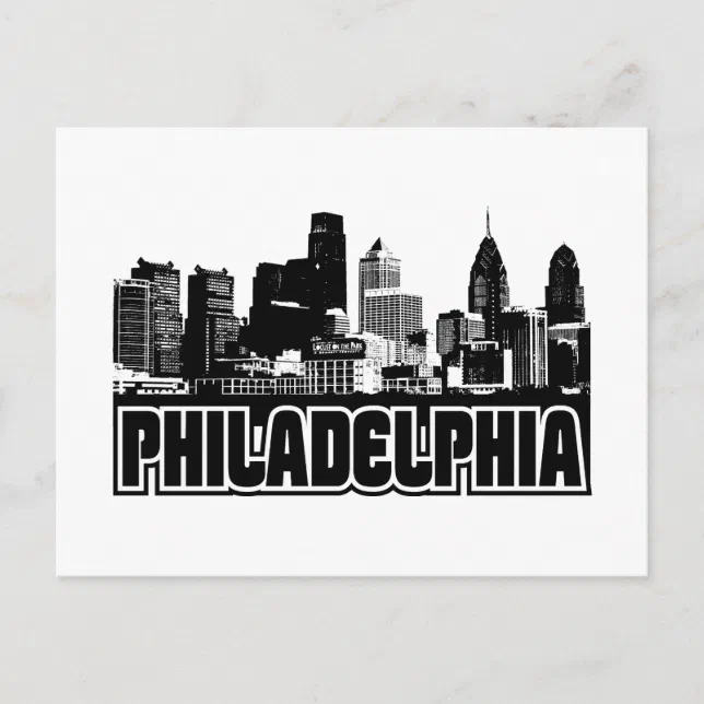 Philadelphia Skyline Postcard | Zazzle