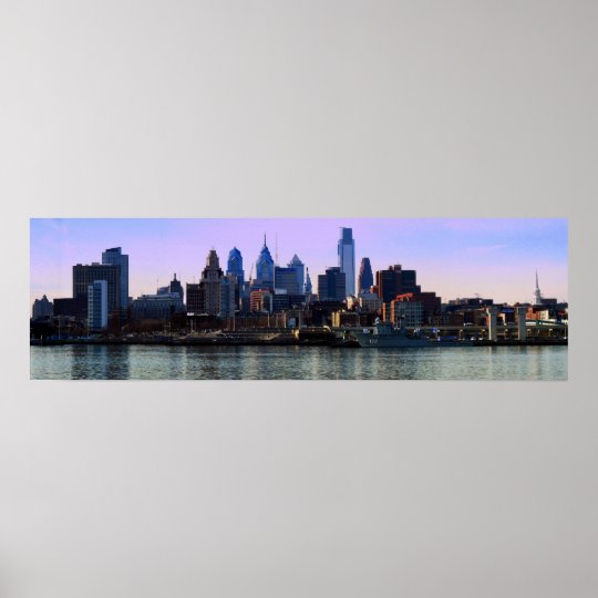 Philadelphia Skyline Print | Zazzle.com