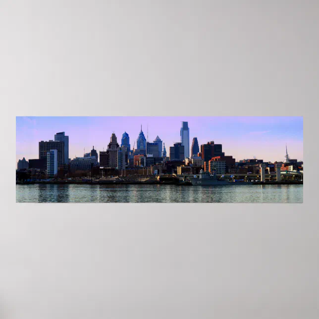 Philadelphia Skyline Print | Zazzle