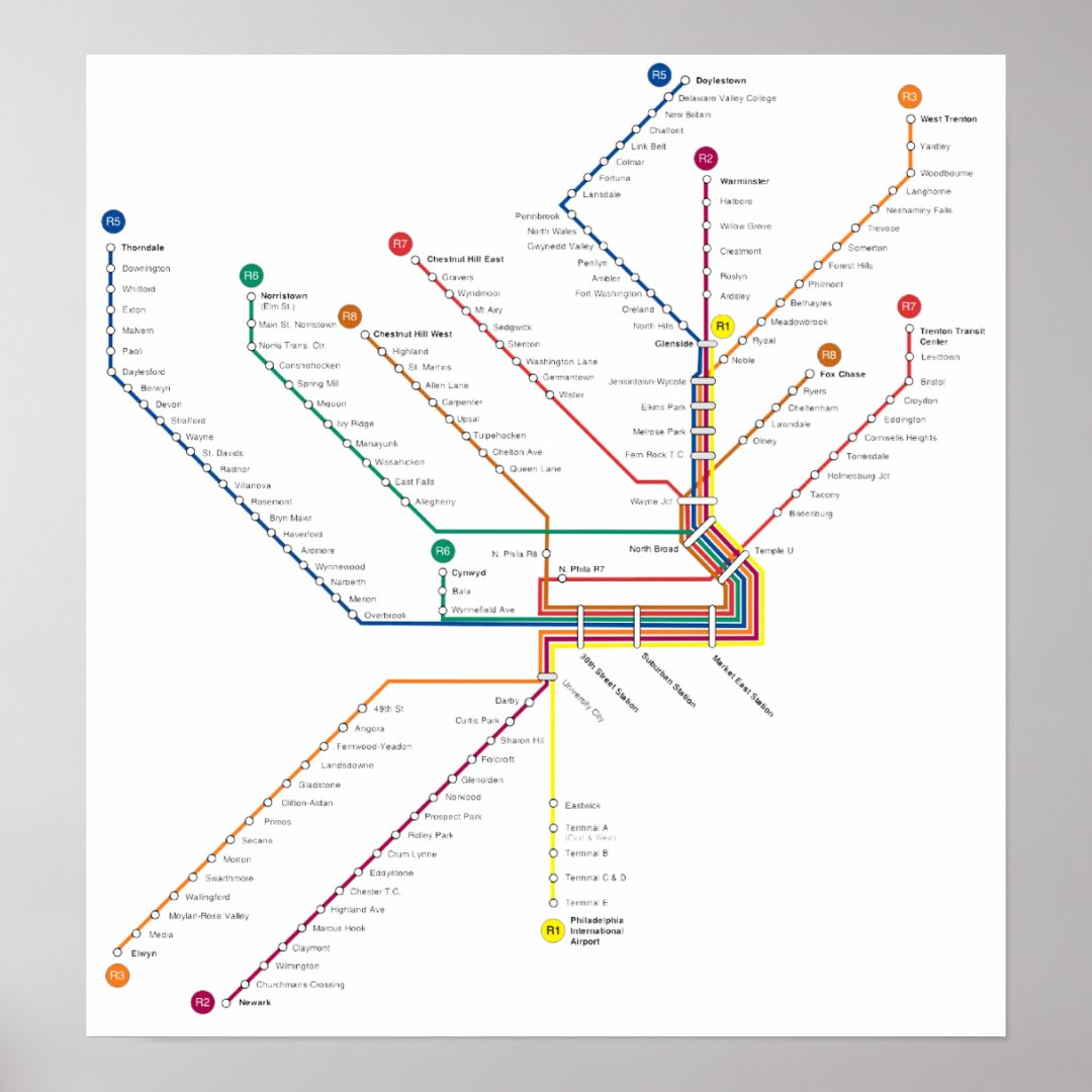 Philadelphia subway Poster | Zazzle