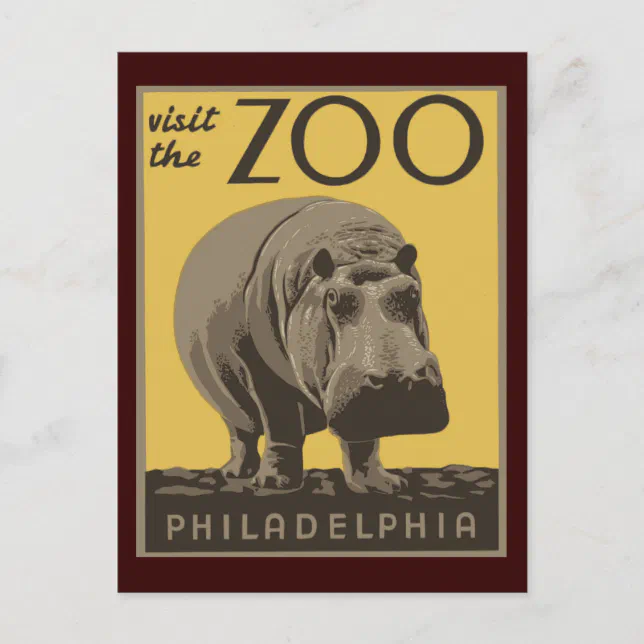 Philadelphia Zoo Postcard | Zazzle