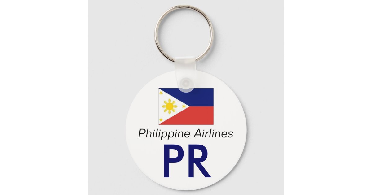 philipinesflag, PR, Philippine Airlines Keychain | Zazzle