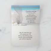 Philippians 4:6-7 Pray More Worry Less Sandy Beach Card | Zazzle
