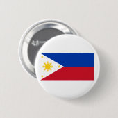 Philippine Flag, Philippine Islands National Flag Button | Zazzle