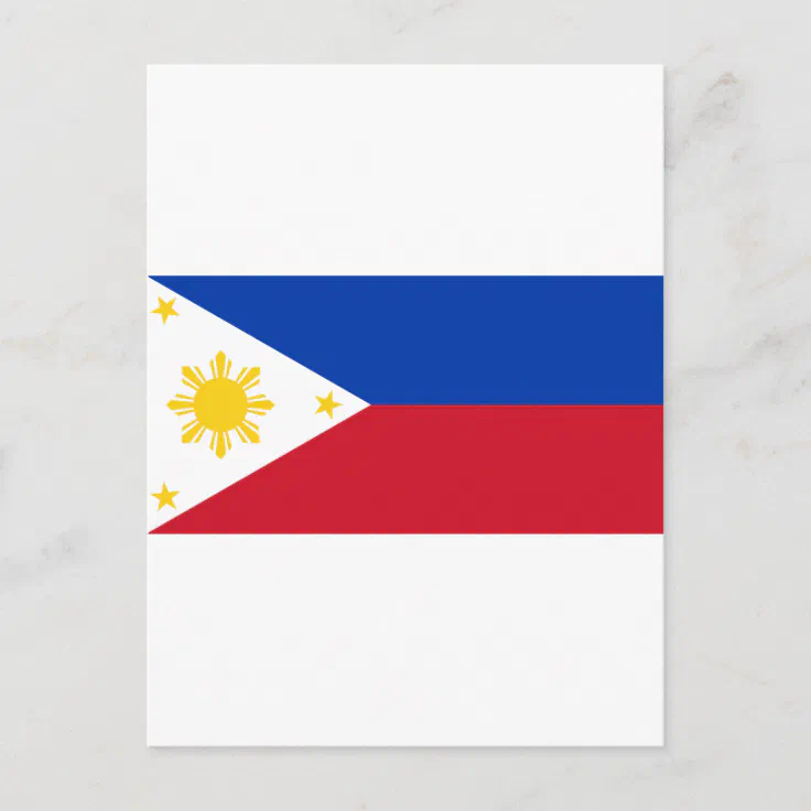 Philippine Flag Postcard | Zazzle