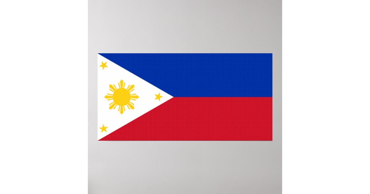 philippine flag poster | Zazzle
