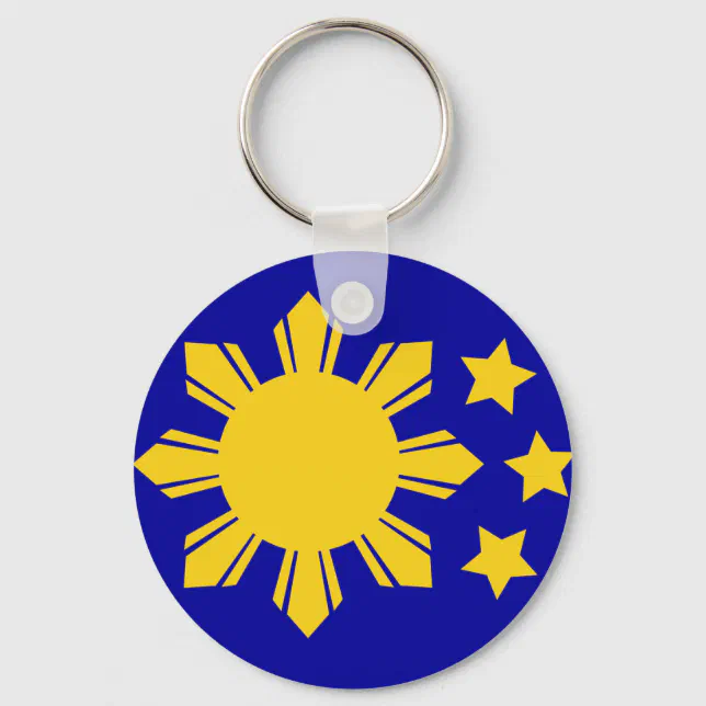 Philippine Flag - Proud to be Pinoy! Keychain | Zazzle