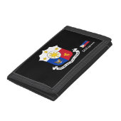 Philippine flag wallets, emblem, Philippines Trifold Wallet | Zazzle
