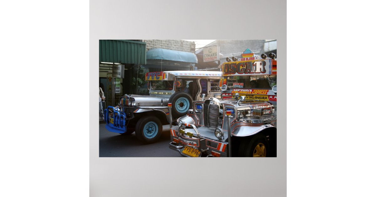 PHILIPPINE JEEPNEY. POSTER | Zazzle