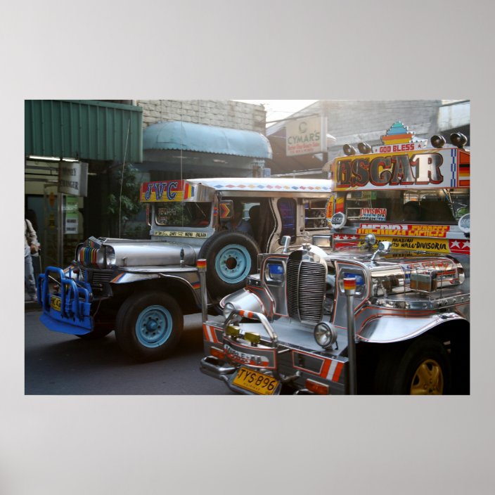 PHILIPPINE JEEPNEY. POSTER | Zazzle.com
