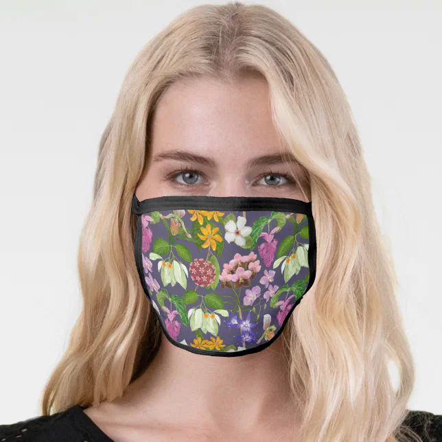 Philippine Native Flowers Face Mask | Zazzle