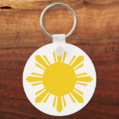 Philippine Sun, Pinoy Sun, Filipino Sun Keychain | Zazzle
