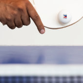 Philippines and Filipino Flag and Your Name Ping Pong Ball | Zazzle