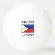Philippines and Filipino Flag and Your Name Ping Pong Ball | Zazzle