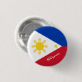 Philippines button, patriotic Philippine Flag Button | Zazzle