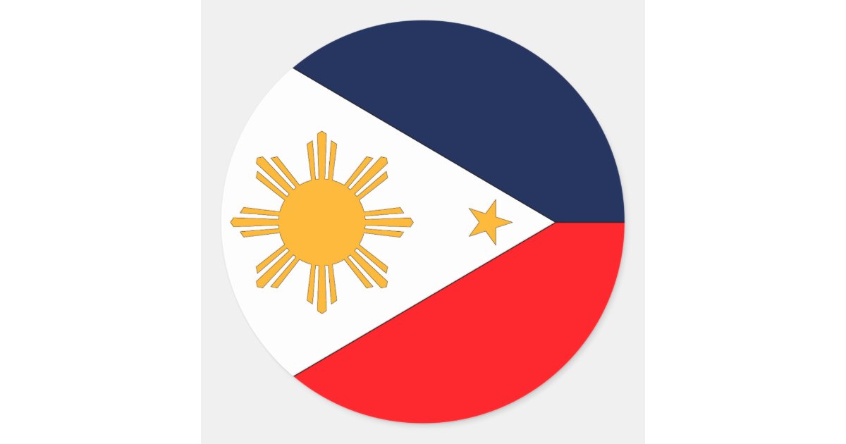 Philippines Classic Round Sticker | Zazzle