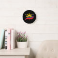 Philippines Filipino Pinoy Flag Round Clock | Zazzle