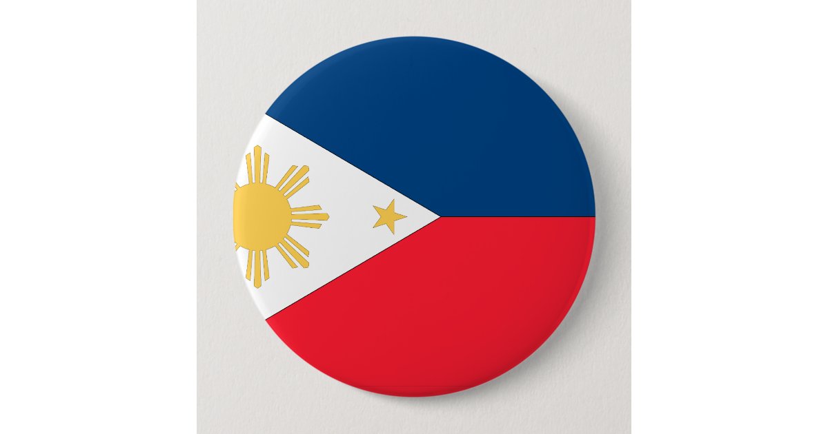 Philippines Flag Button | Zazzle