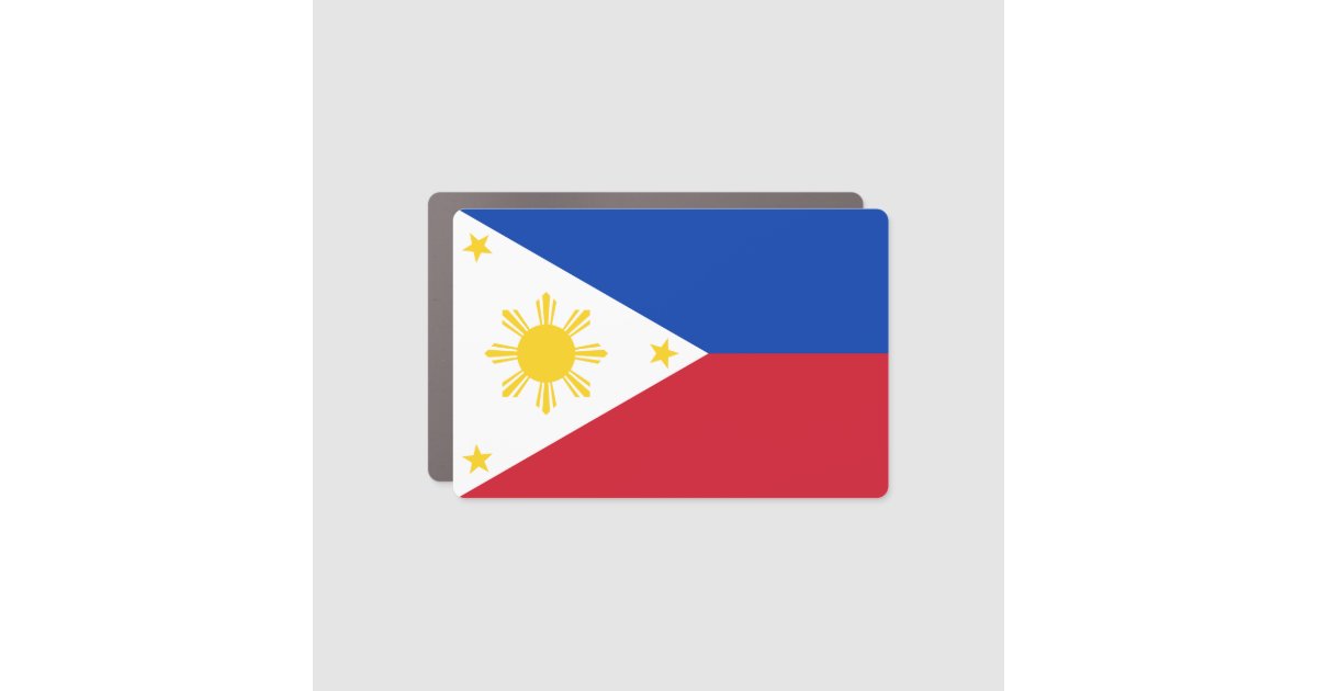 Philippines Flag Car Magnet | Zazzle