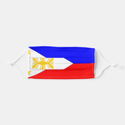 Philippines flag country flag symbol nation ethnic adult cloth face ...