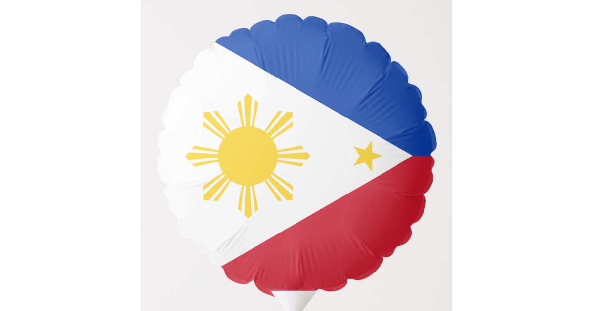 Philippines Flag Filipino Flag Balloon | Zazzle