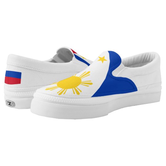 Philippines Flag Filipino Flag Slip-On Sneakers | Zazzle.com