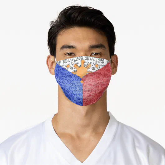 Philippines Flag Filipino Pride Adult Cloth Face Mask | Zazzle