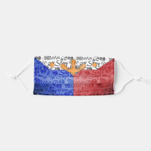 Philippines Flag Filipino Pride Adult Cloth Face Mask | Zazzle