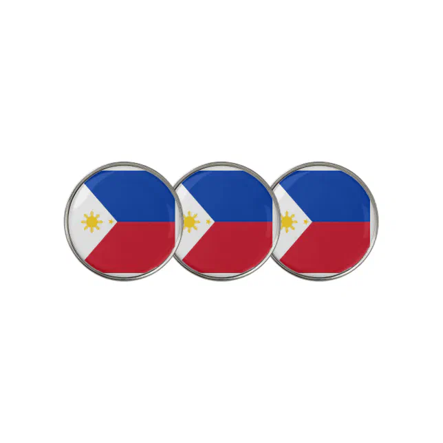 Philippines Flag Golf Ball Marker | Zazzle