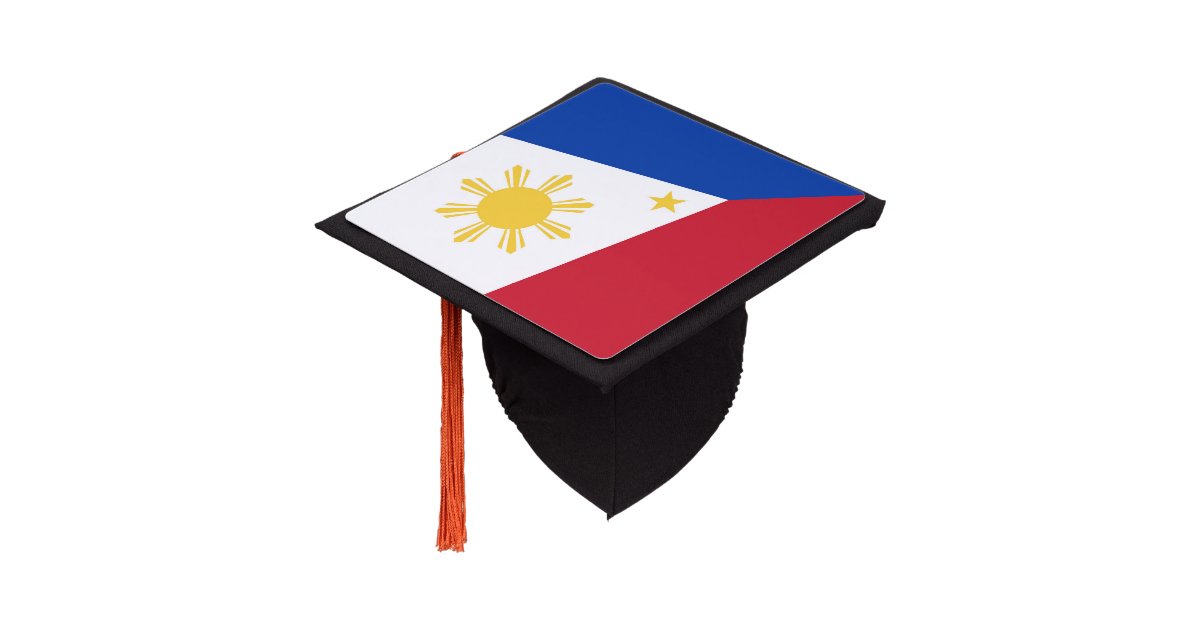 Philippines flag graduation cap topper | Zazzle