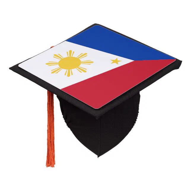Philippines flag graduation cap topper | Zazzle