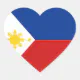 Philippines Flag Heart Sticker | Zazzle