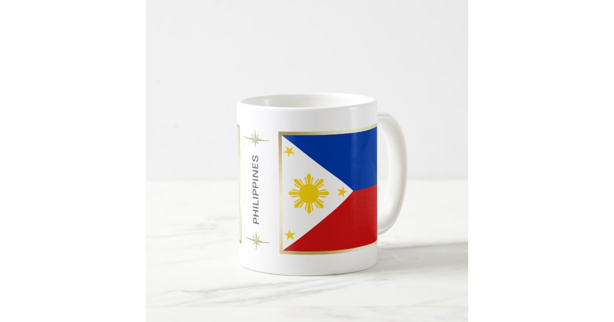 Philippines Flag + Map Mug | Zazzle