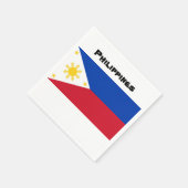 Philippines Flag Napkin | Zazzle