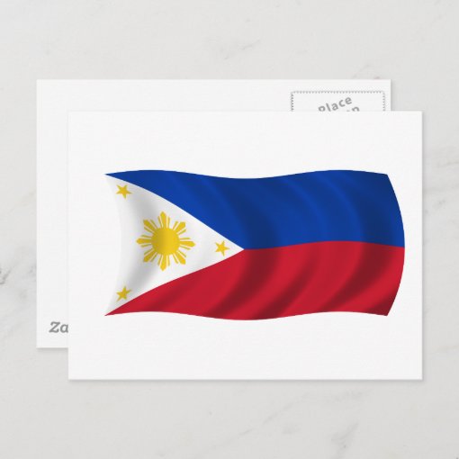 Philippines Flag Postcard | Zazzle