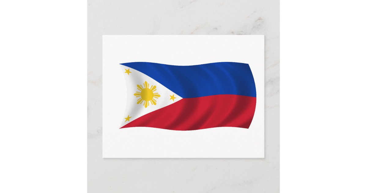 Philippines Flag Postcard | Zazzle