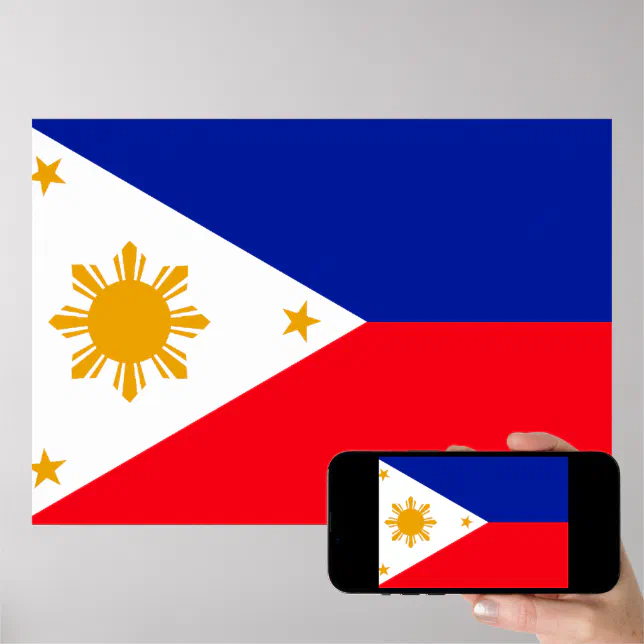 Philippines Flag Poster | Zazzle