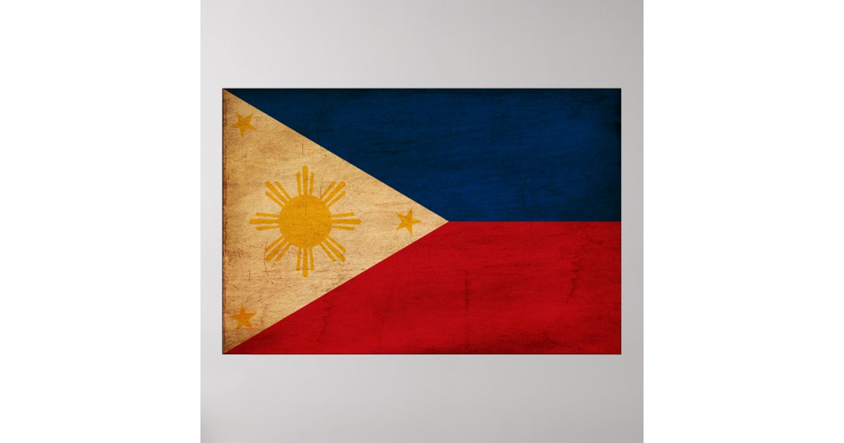 Philippines Flag Poster | Zazzle
