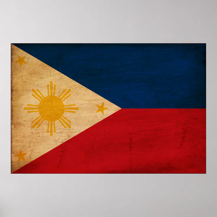 Philippines Flag Poster | Zazzle