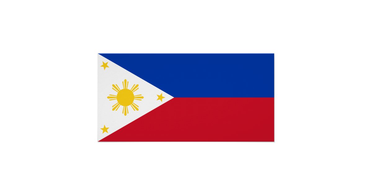 Philippines Flag Poster | Zazzle
