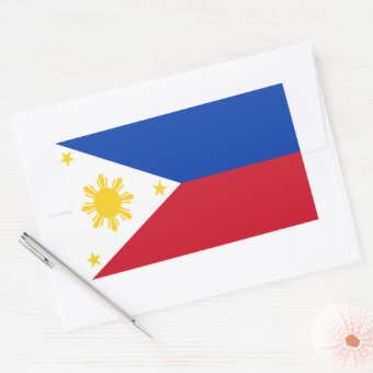 Philippines Flag Sticker | Zazzle