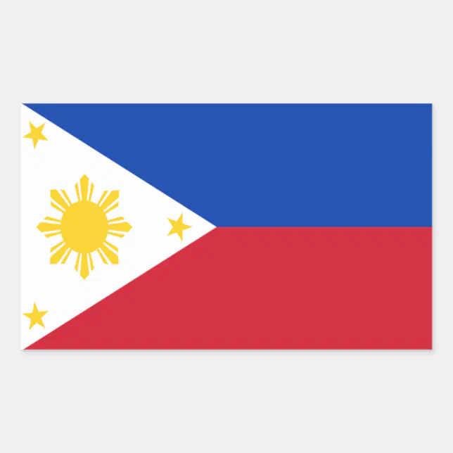 Philippines Flag Sticker | Zazzle