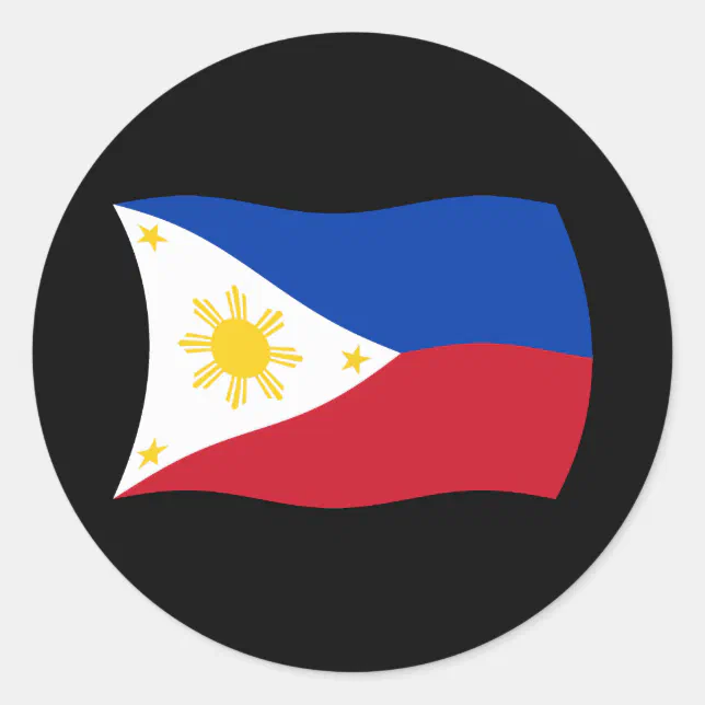 Philippines Flag Sticker | Zazzle