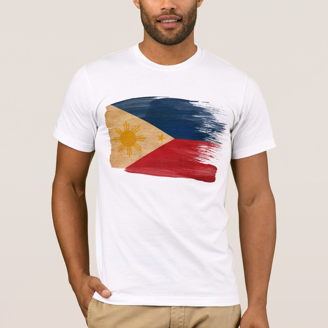 Philippines Flag T-Shirt | Zazzle