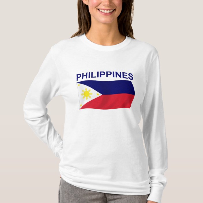 Philippines Flag T-Shirt | Zazzle.com