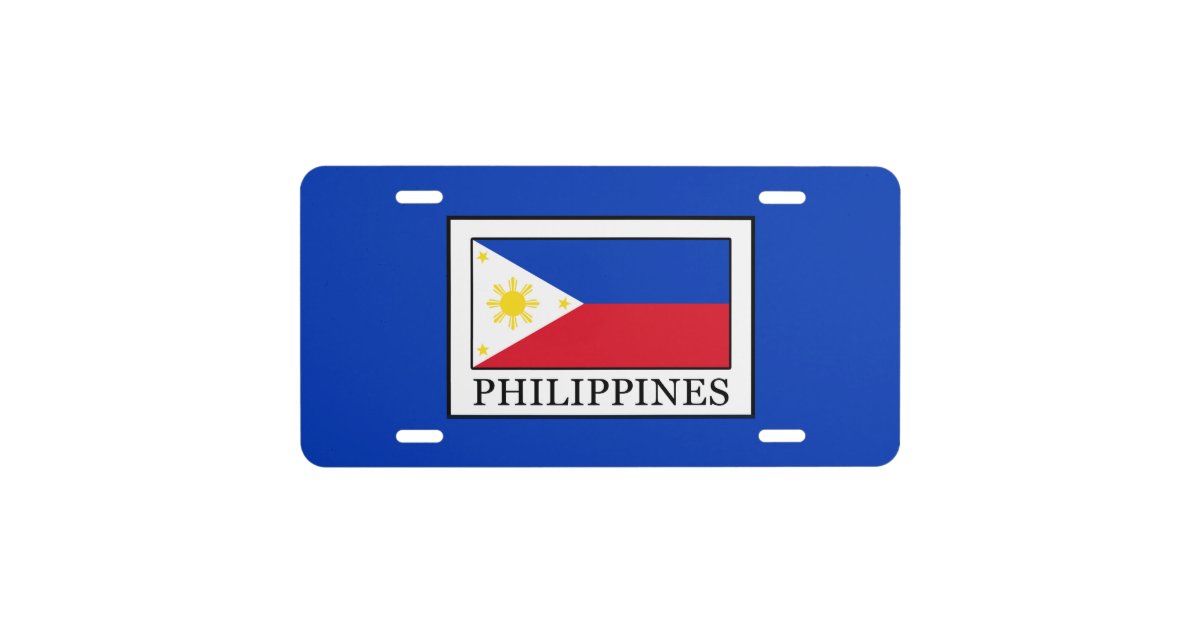 Philippines License Plate | Zazzle